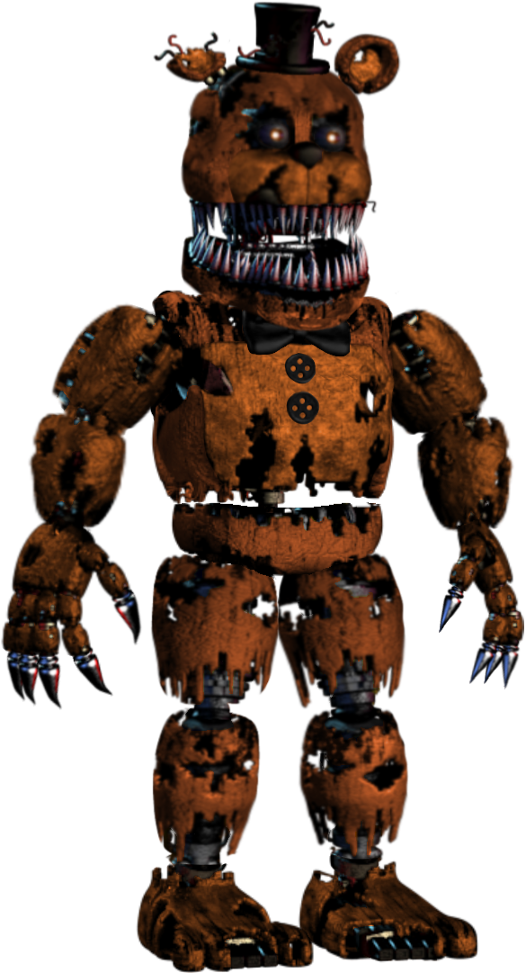 Nightmare Unwithered Freddy - Five Nights At Freddy's - Nightmare ...