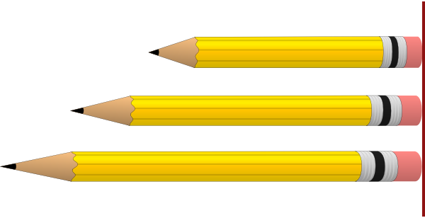Download Pencil Clipart Small - Pencil Shortest To Longest PNG Image ...