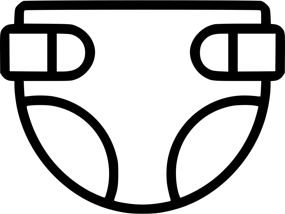 Download Diaper Comments - Black Diaper Clip Art PNG Image with No ...