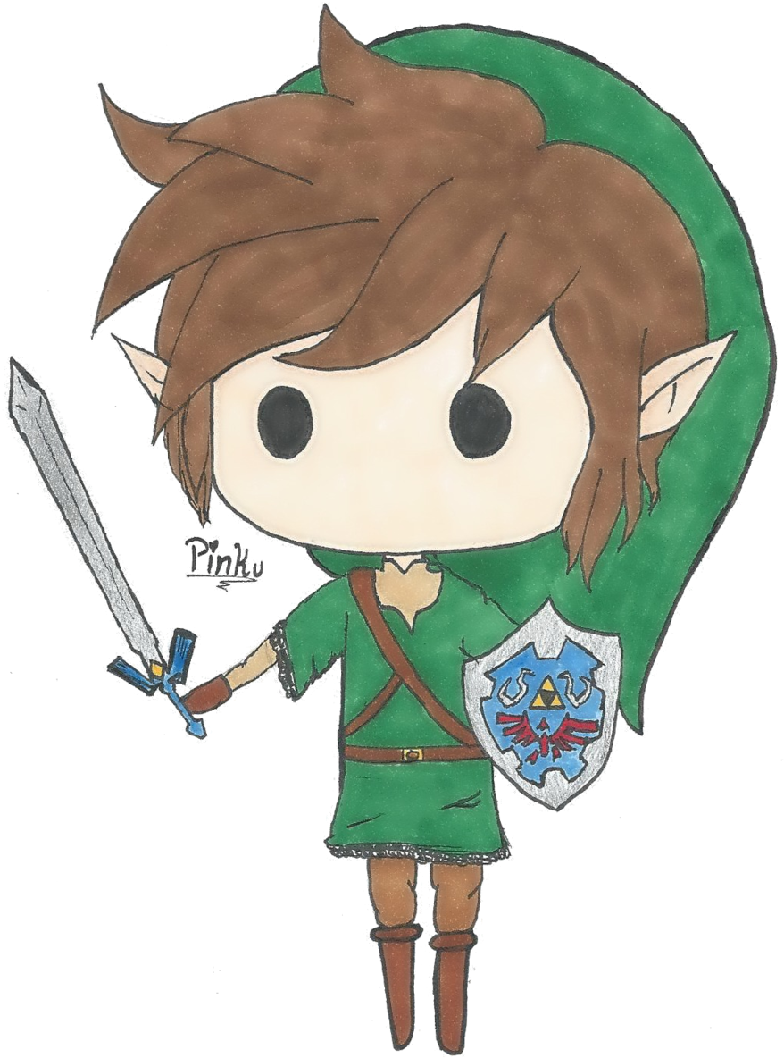 Download Chibi Link Cute Ohdearlord Legendofzelda Gamer Fanart - Chibi ...