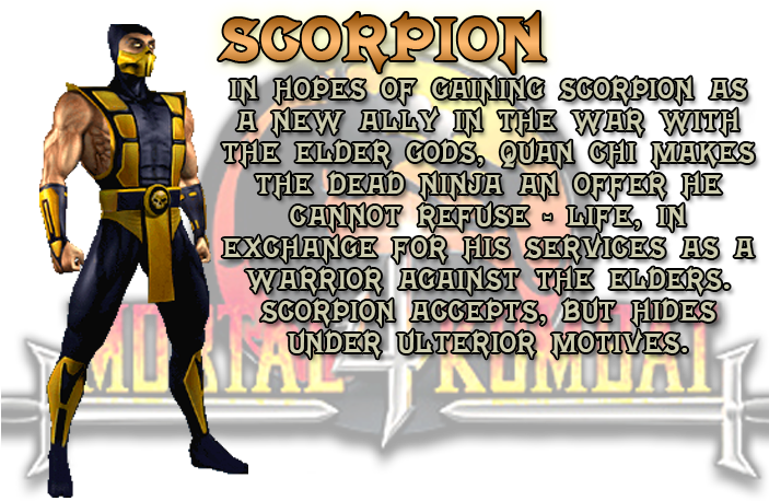 Download Mortal Kombat 4 Scorpion PNG Image with No Background - PNGkey.com