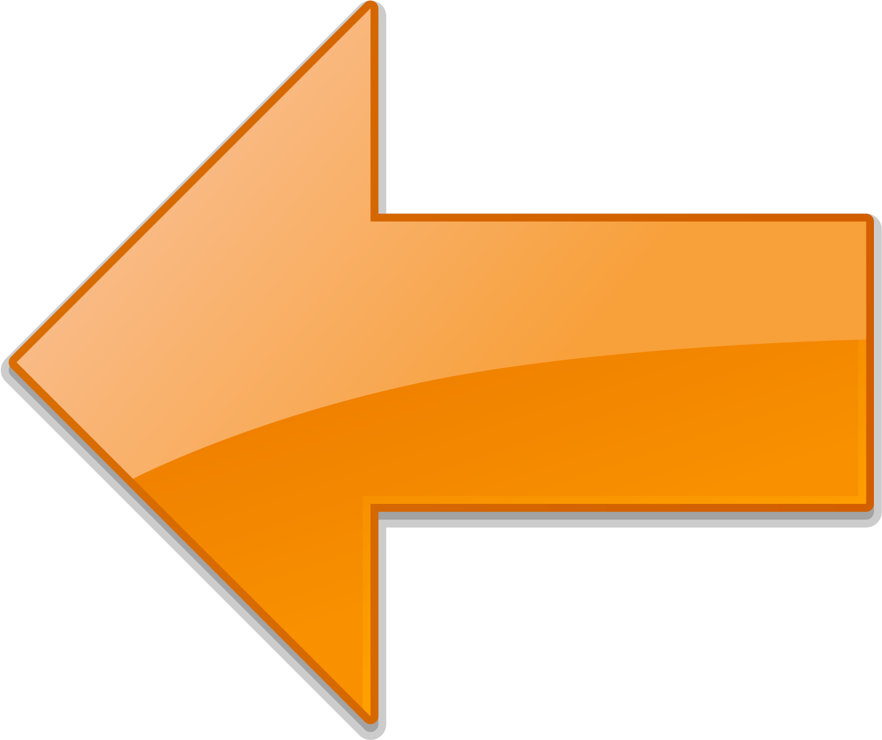 Download Open - Back Button Png Orange PNG Image with No Background - PNGkey.com