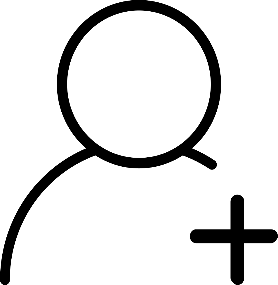 Download Png File Svg - Add Friend Vector Png PNG Image with No ...