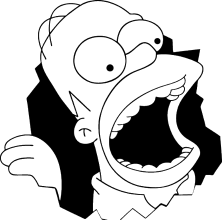 Homer Simpson Black Background - Free Transparent PNG Download - PNGkey