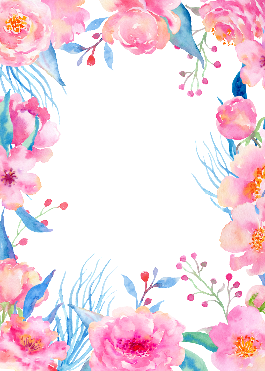 Download Transparent Background Flower Border PNG Image with No ...