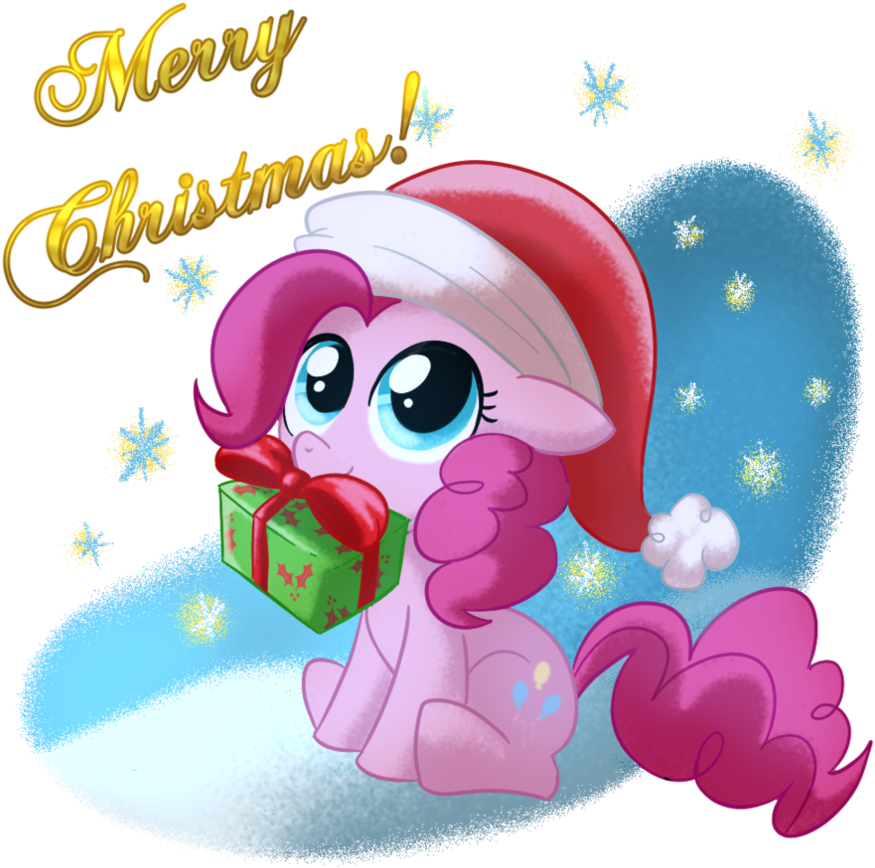 My Little Pony Clipart Christmas - Pinkie Pie Santa Mlp - Free ...