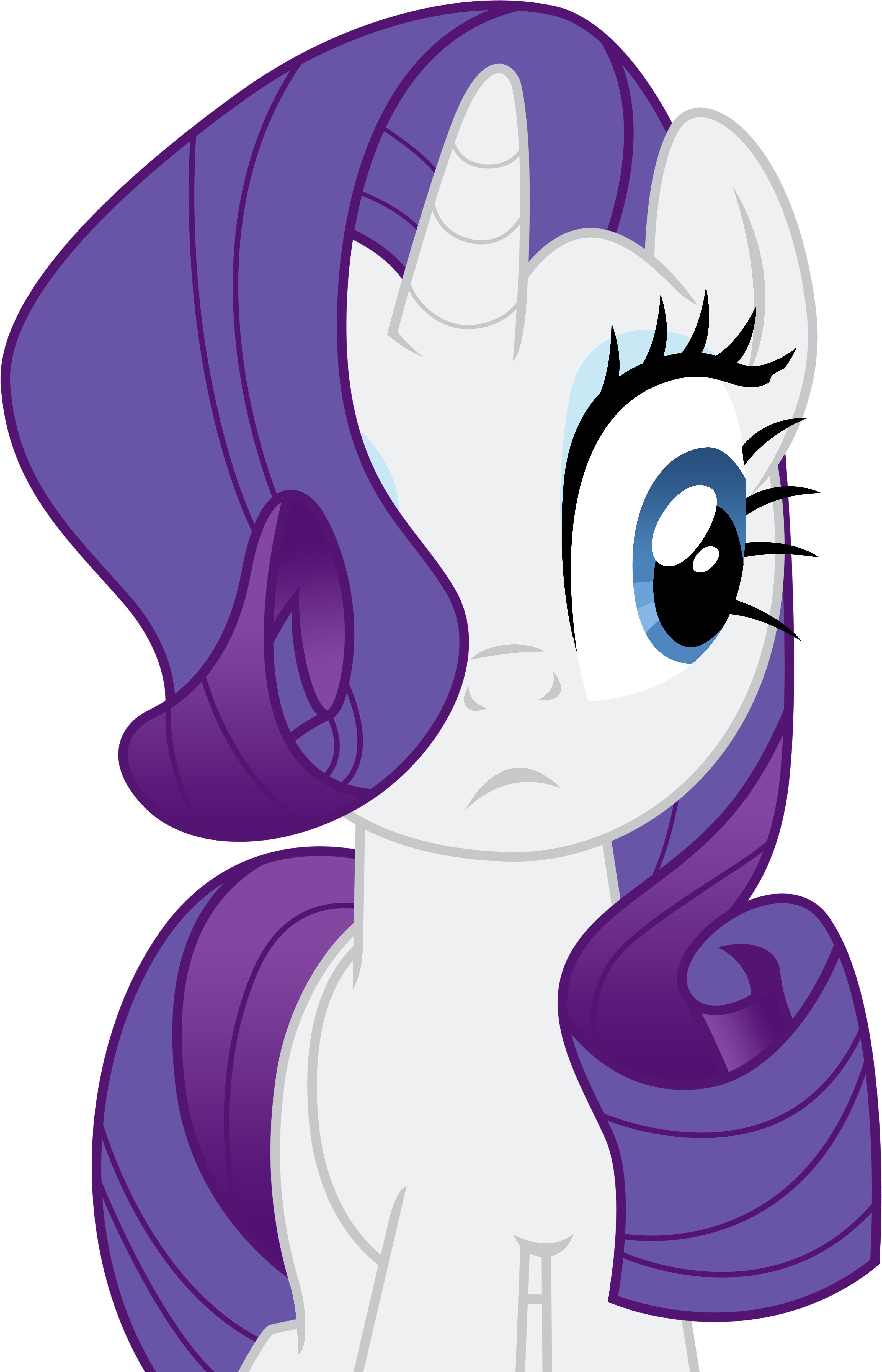 Mlp Hairstyles Rarity Different - Free Transparent PNG Download - PNGkey