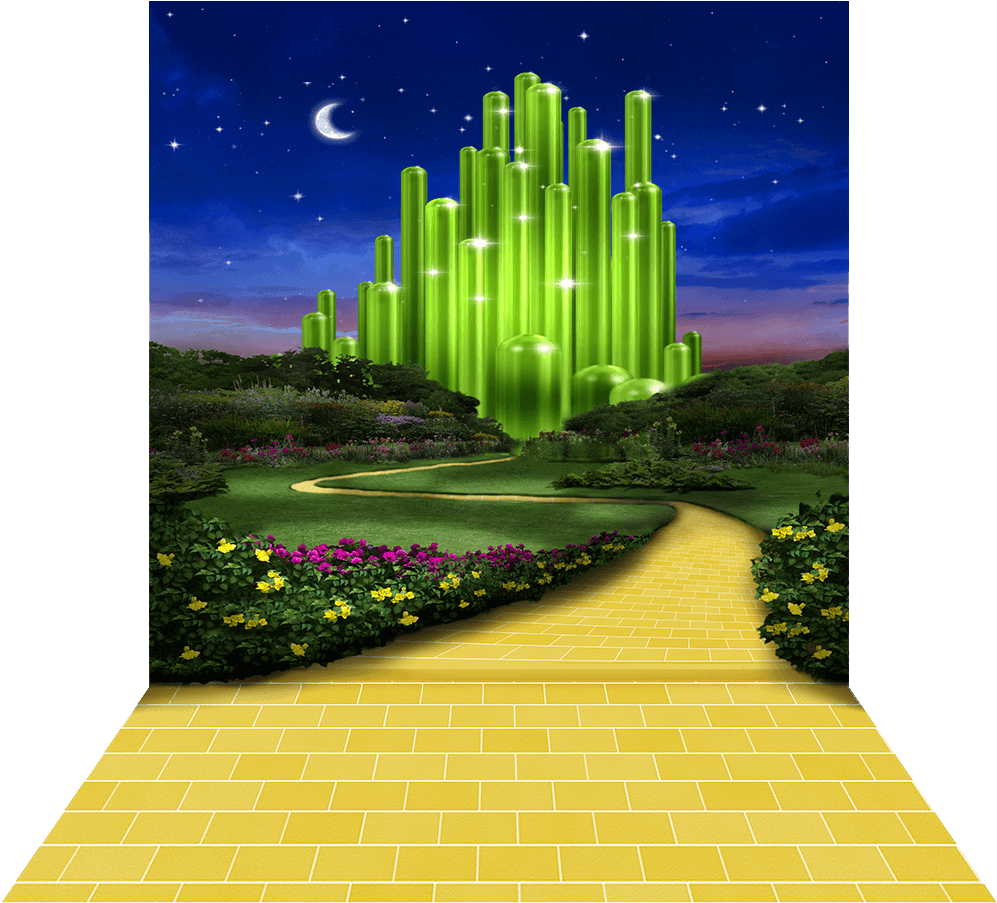 Emerald City Background - Yellow Brick Road To Emerald City - Free ...