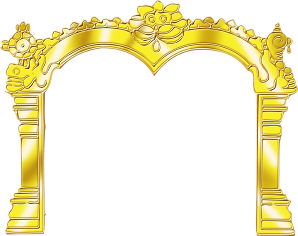 Download Temple Clipart Border - Temple Arch Design Png PNG Image with ...
