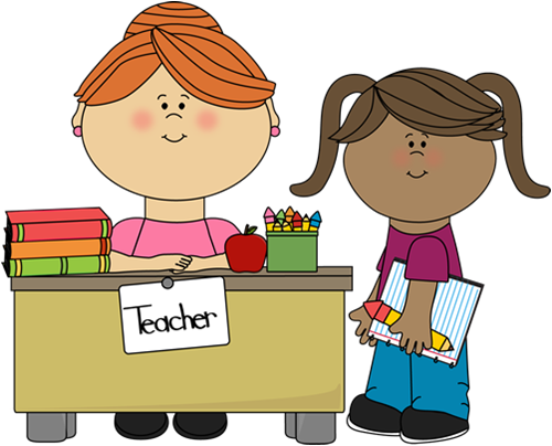 Download Teaching Assistant Clipart - Student And Teacher Clipart PNG ...