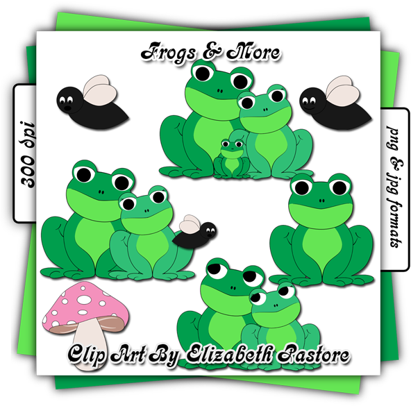 Frog Clip Art For Kids - Frogs And Love Clip Art - Free Transparent PNG ...