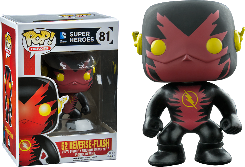 Dc Comics 52 Reverse Flash - Funko Pop Flash Zoom - Free Transparent ...