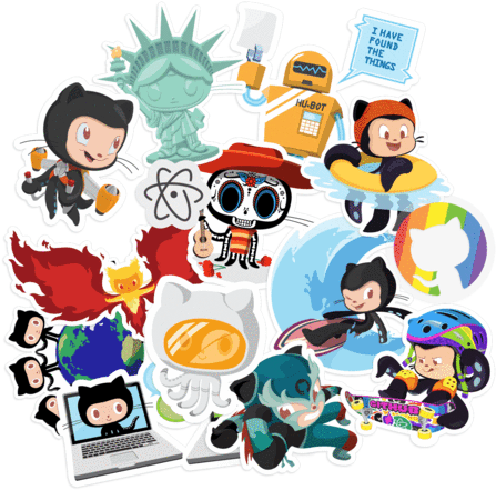 Download Sticker Packs - Github Stickers PNG Image with No Background - PNGkey.com