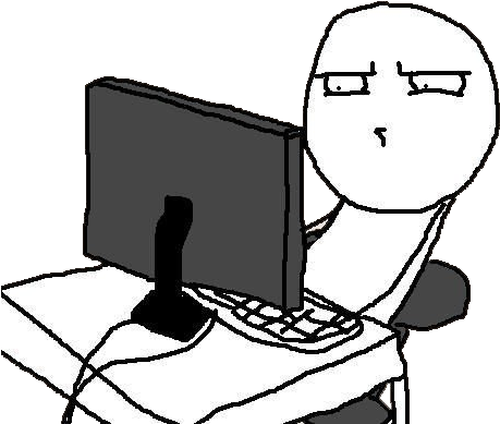 Download Post - Stick Figures On Computers PNG Image with No Background ...