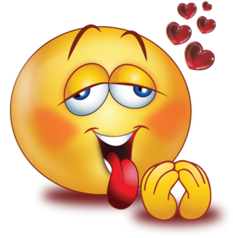 Download In Love With Red Glossy Flying Heart - Emoticon PNG Image with ...