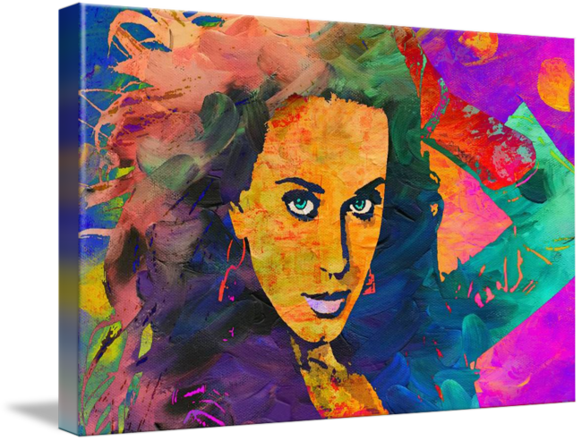 Katy Perry By Otis Porritt - Modern Art - Free Transparent PNG Download ...