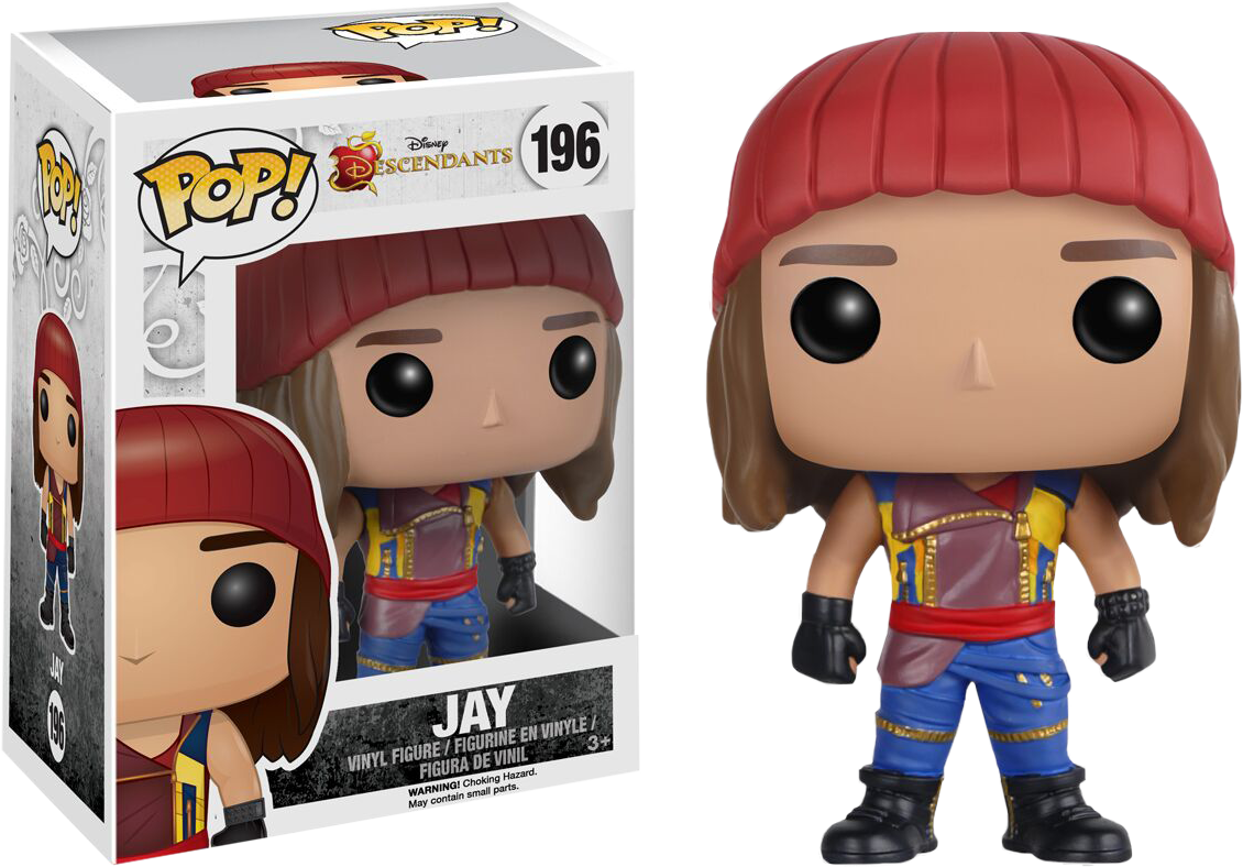 Download Jay Pop Vinyl Figure - Descendants 1 Funko Pop PNG Image with ...