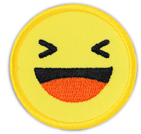 Download Fb 'haha Emoji' Patch - Emoticon Facebook PNG Image with No ...