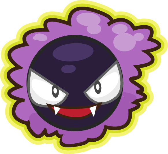 Download Gastly PNG Image with No Background - PNGkey.com