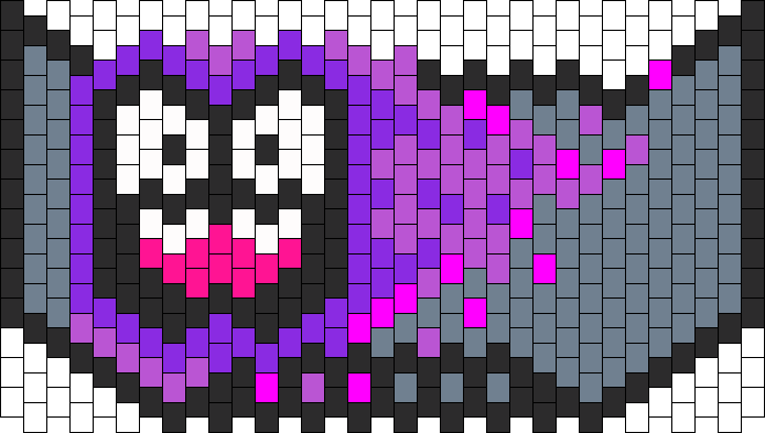 Download Gastly Mask Bead Pattern - Gastly PNG Image with No Background ...