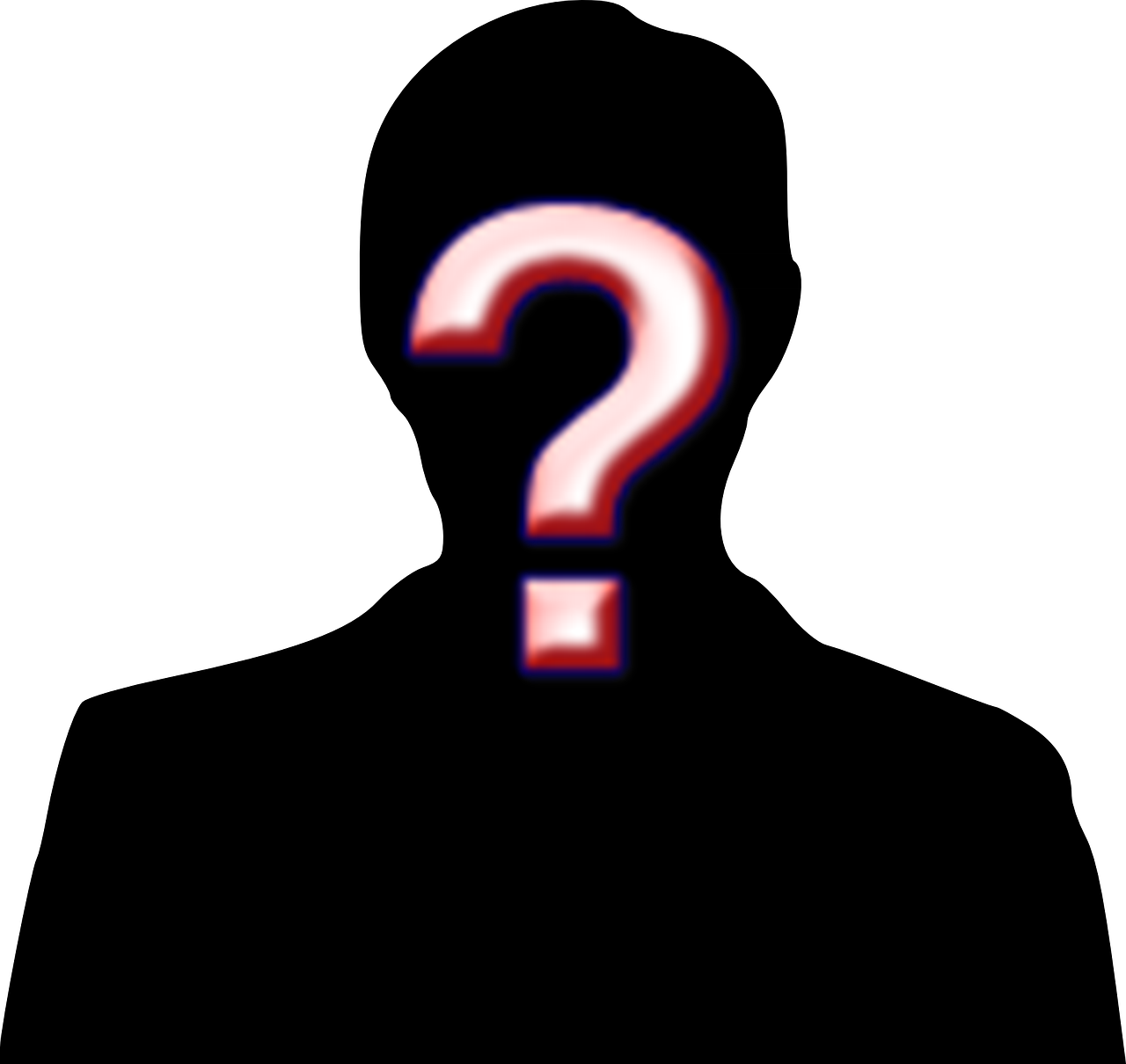 Fake Linkedin - Question Mark Png Man - Free Transparent PNG Download ...