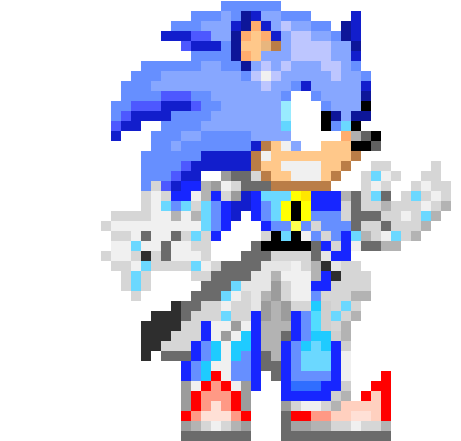 Download Neo Sonic Boom Forces - Pixel Art PNG Image with No Background ...