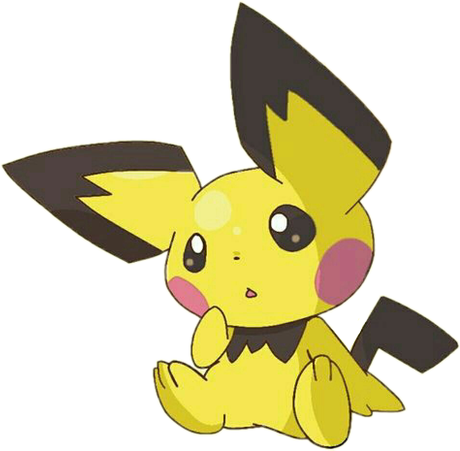 Graphic Stock Pokemon Sticker By Fiorellamarillo - Pichu Gif ...