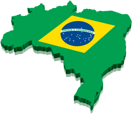 Download Brazil - Png Brazil Flag In Map PNG Image with No Background ...