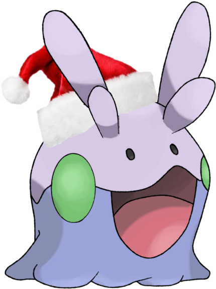I Made A Goomy With A Santa Hat For You Holiday Plesure - Pokemon With ...