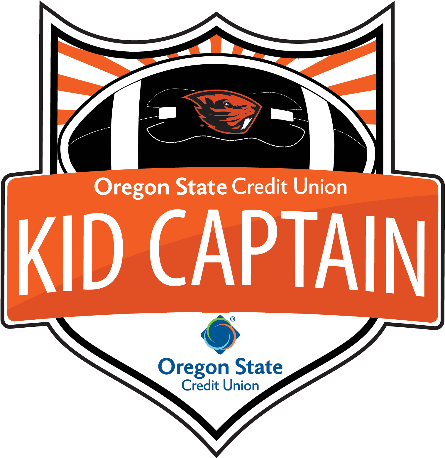 Be A Kid Captain Of The Osu Beavers Football Team - Oregon State Credit ...