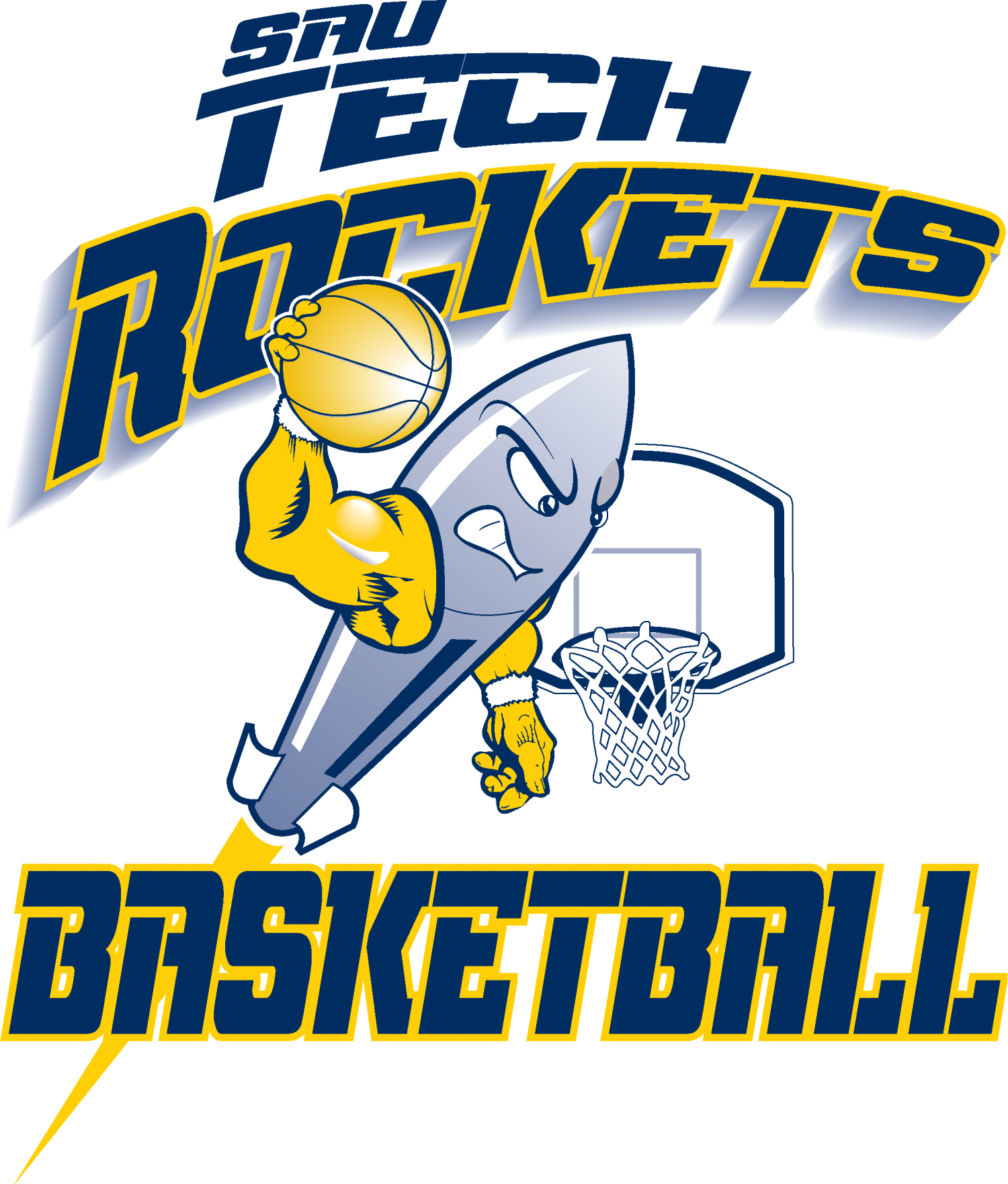 Download Basketball Logo - Southern Arkansas Tech University PNG Image ...
