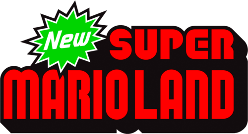 Download New Super Mario Land - Logo New Super Mario Bros Wii PNG Image ...