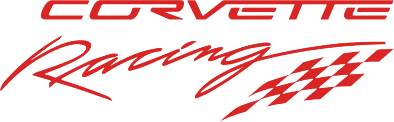 Download Corvette Racing Graphic Decal W/flag - Chevy Corvette Racing ...