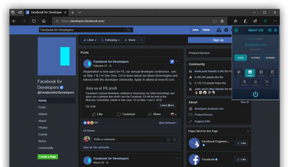 Night Eye Is A New Browser Extension For The Default - Night Eye - Free ...