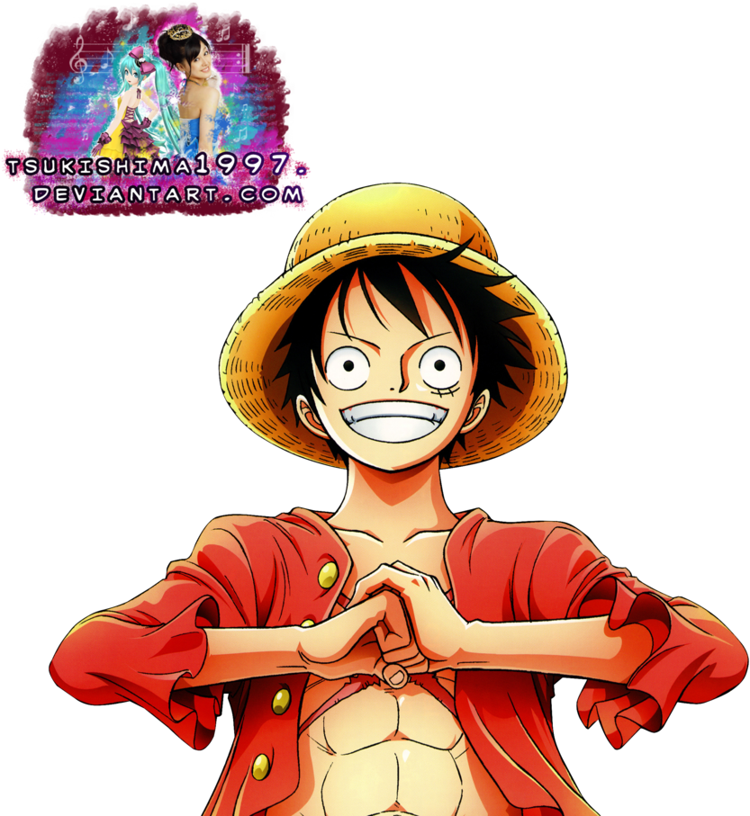 Download Luffy Render By Tsukishima1997 On Deviantart - Luffy One Piece ...