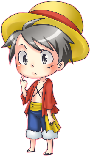 Luffy Chibi - Luffy Chibi Png - Free Transparent PNG Download - PNGkey