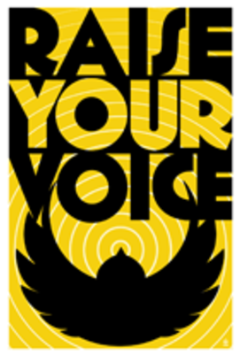 Download Raise Your Voice Black Canary Inspired - Poster PNG Image with ...