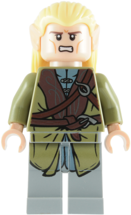 Download More Views - Lego Lord Of The Rings: Legolas Minifigure PNG ...