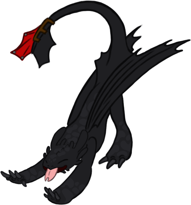 Toothless Yawn Sticker - Illustration - Free Transparent PNG Download ...