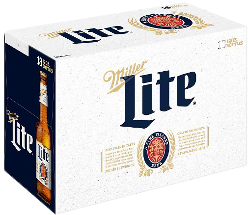 Download Miller Light - Miller Light 30 Rack PNG Image with No ...
