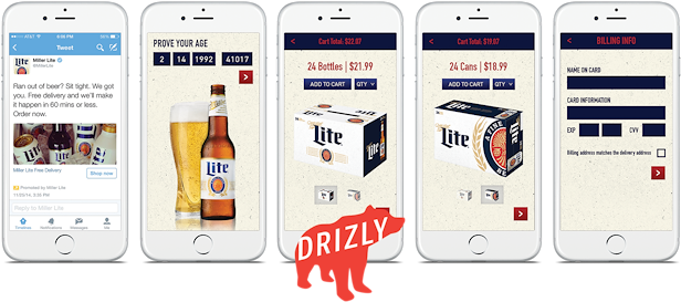 Download Miller Lite Drizly Partnership - Drizly PNG Image with No ...