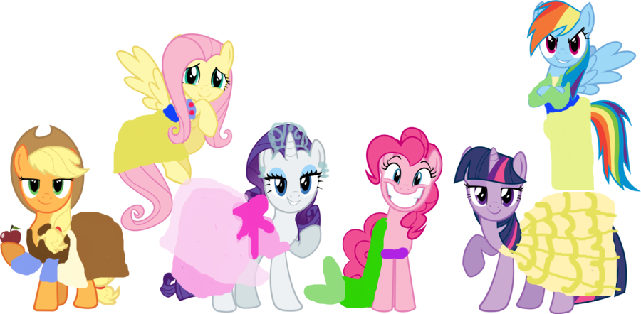 Mlp Mane 6 Vector