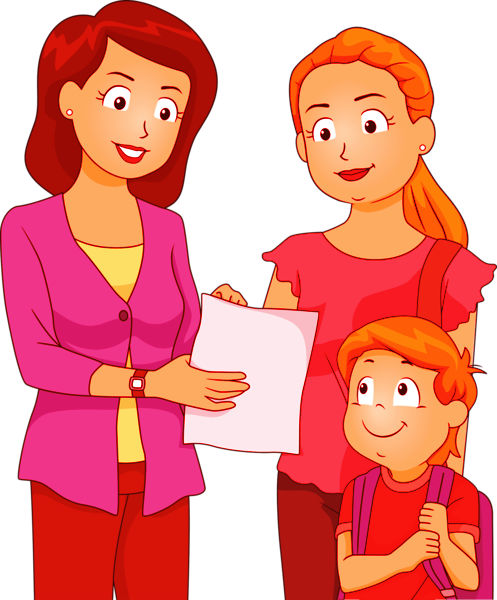 Parents And Teachers Cartoon - Free Transparent PNG Download - PNGkey