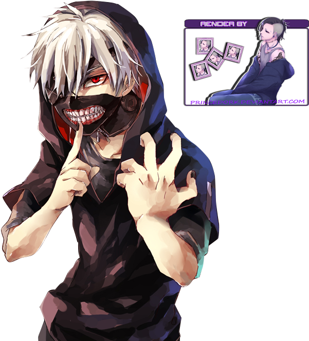 Download Ken Kaneki Png Eyepatch - Kaneki Tokyo Ghoul Render PNG Image ...