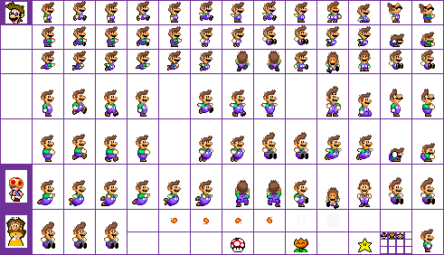 Download [ Img] - Mario Sprite Without Hat PNG Image with No Background ...