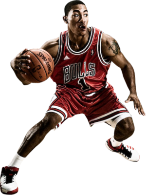 Derrick Rose Dunking Png