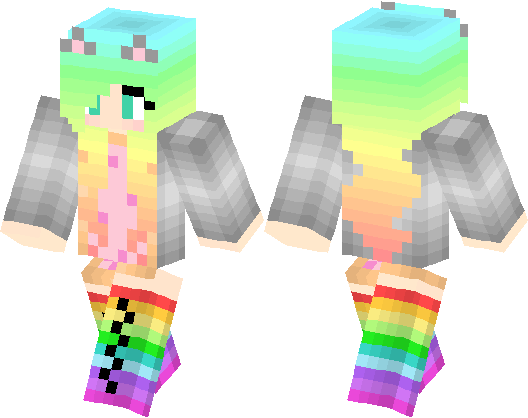 Nyan Cat Girl Minecraft Skin