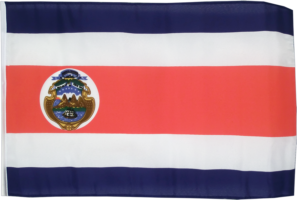 Download Small Costa Rica Flag - 12x18" PNG Image with No Background ...