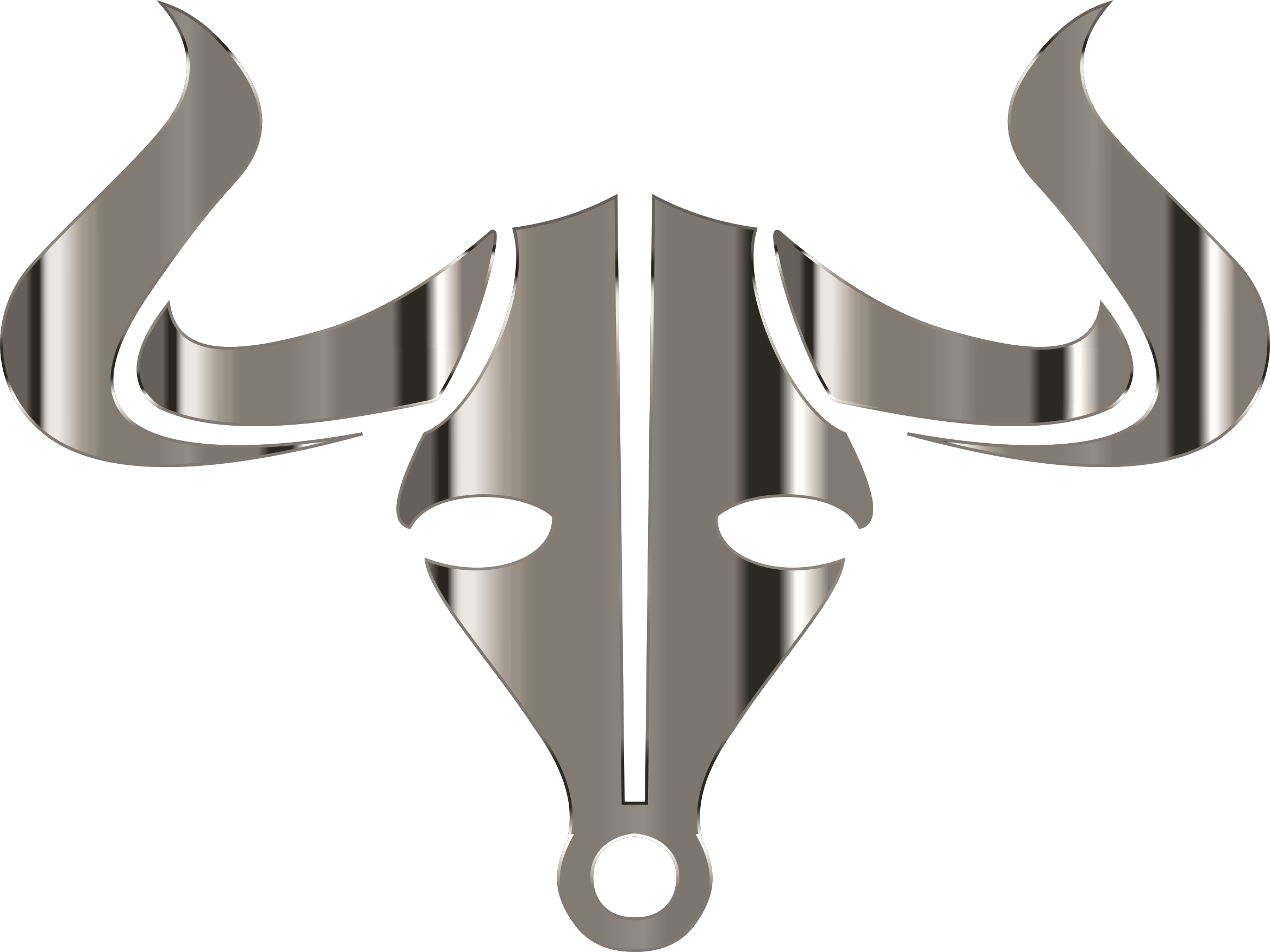 Download This Free Icons Png Design Of Polished Chrome Bull PNG Image ...