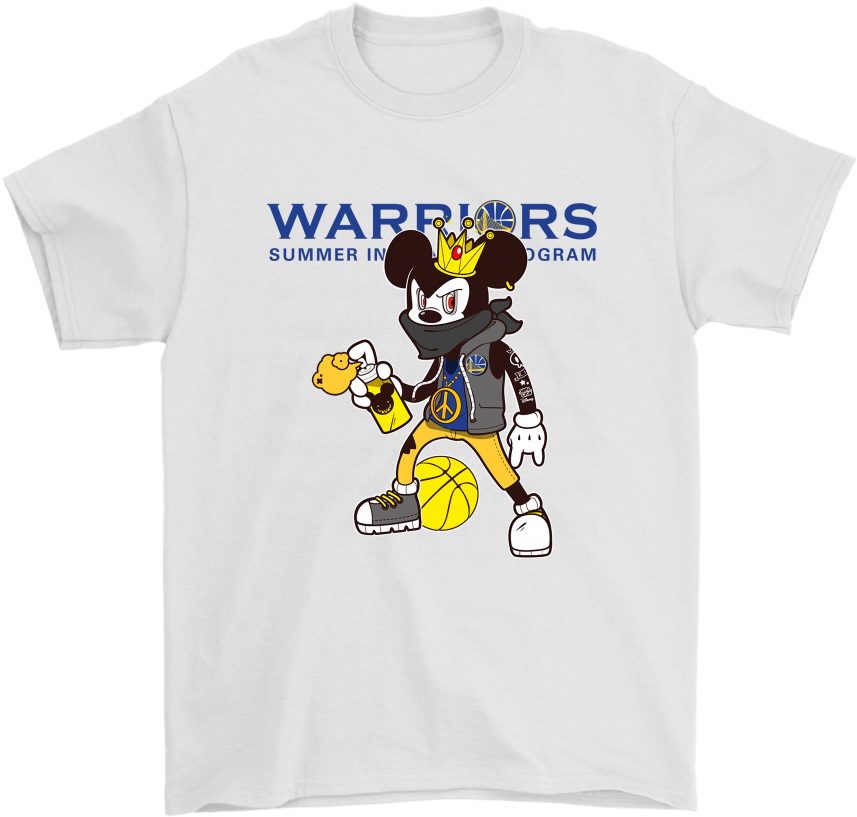 Download Golden State Warriors Mickey Mouse Is Wearing A Peace